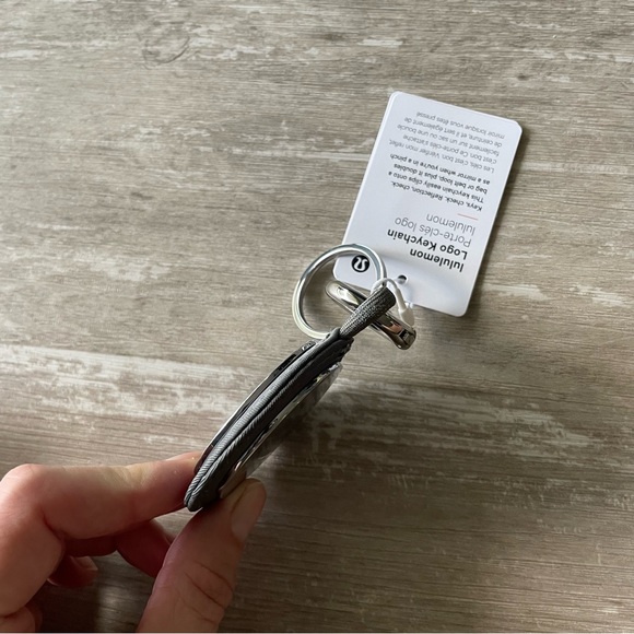 lululemon athletica | Accessories | Lululemon Logo Bag Charm Keychain ...